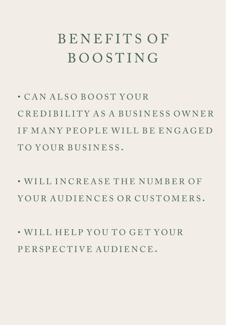 BOOSTING SOCIAL MEDIA ACCOUNTS on Carousell