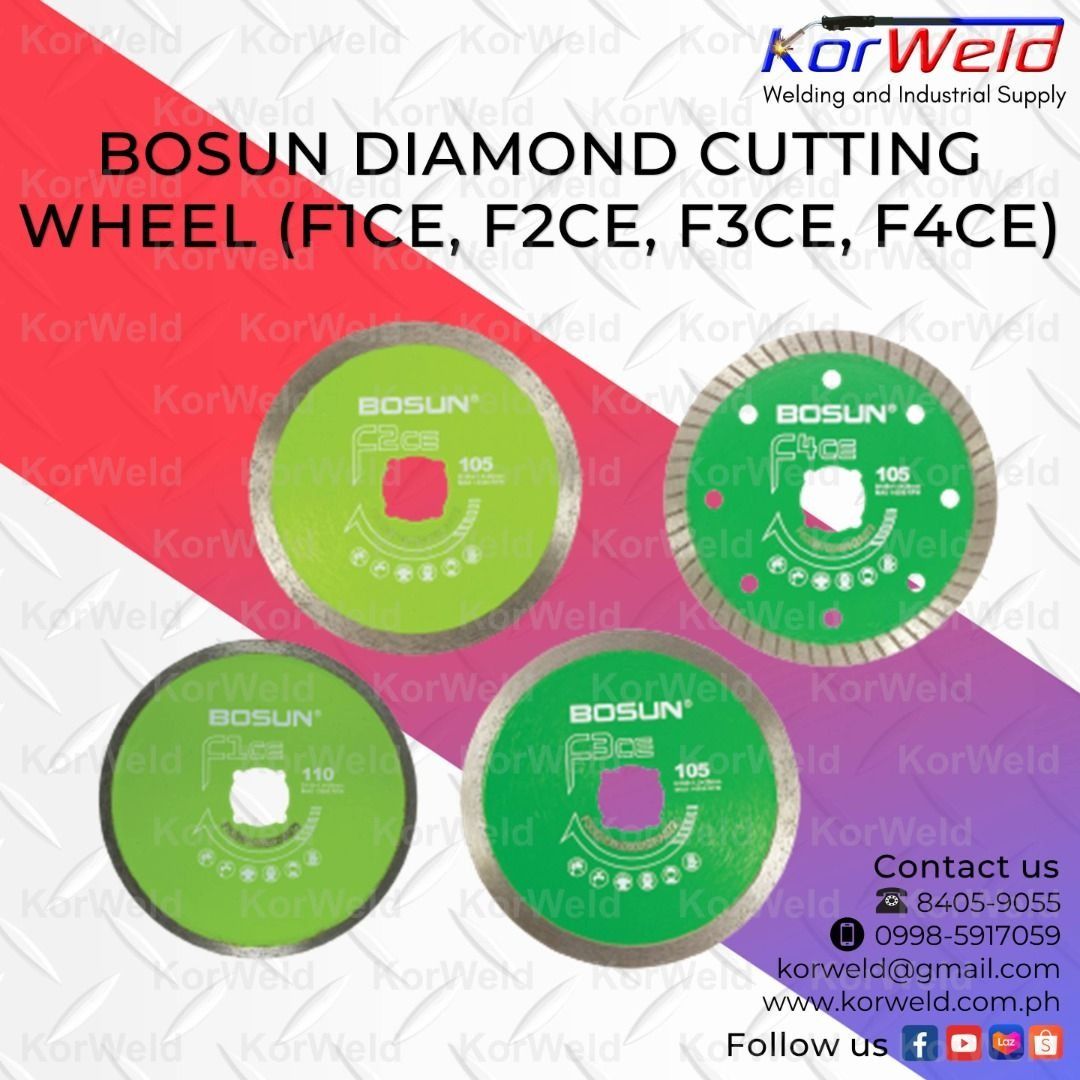 Bosun Diamond Cutting Wheel (F1CE, F2CE, F3CE, F4CE), Commercial ...