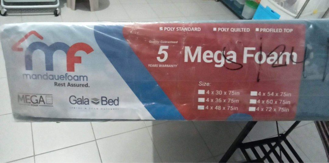 Brand New Mandaue Mega Foam Mattress, Furniture & Home Living, Furniture, Bed Frames ...