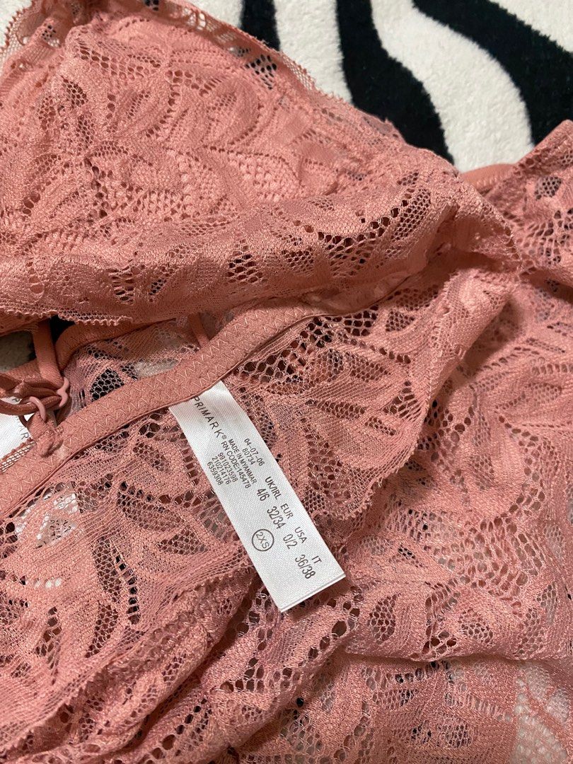 Brand New Primark Lace Lingerie Set, Women's Fashion, Undergarments ...