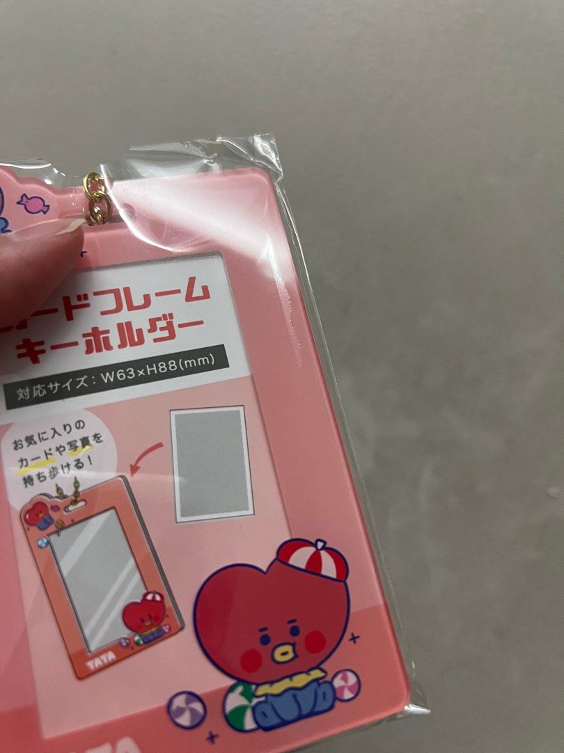 bt21 tata card frame holder on Carousell