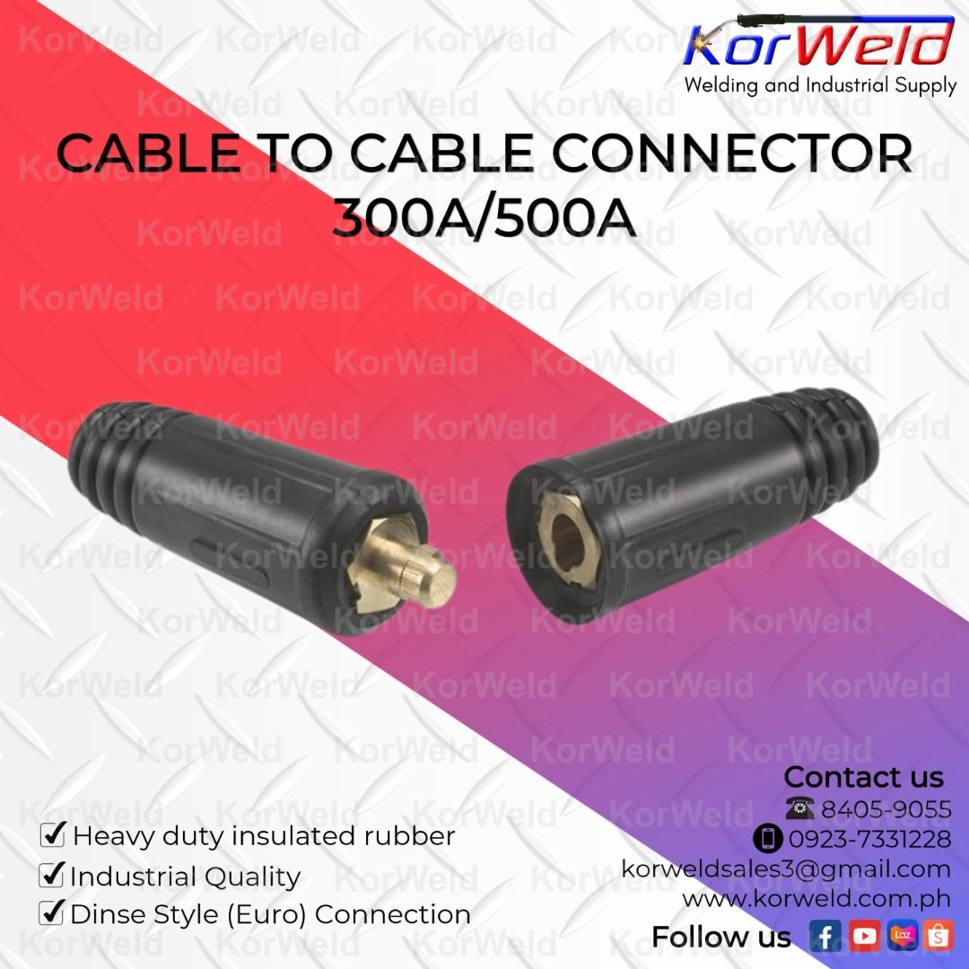 Cable Connector 300/500A, Commercial & Industrial, Construction Tools & Equipment on Carousell