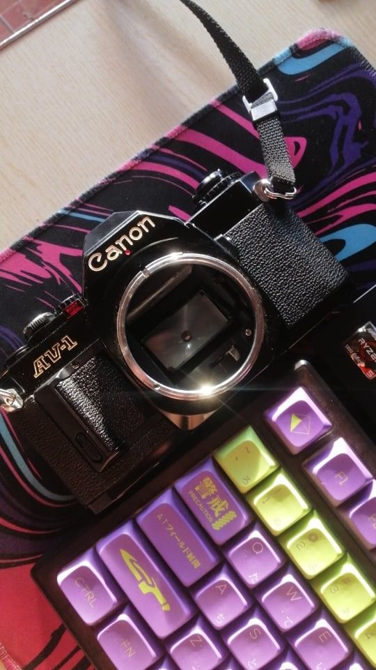CANON AV-1 aperture priority, Photography, Cameras on Carousell