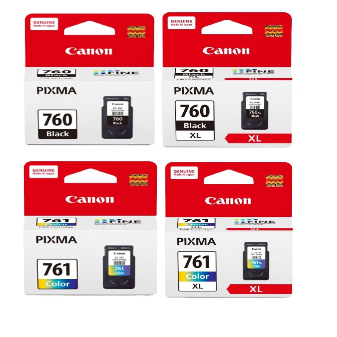 Canon Original Ink 760 761, Computers & Tech, Printers, Scanners ...