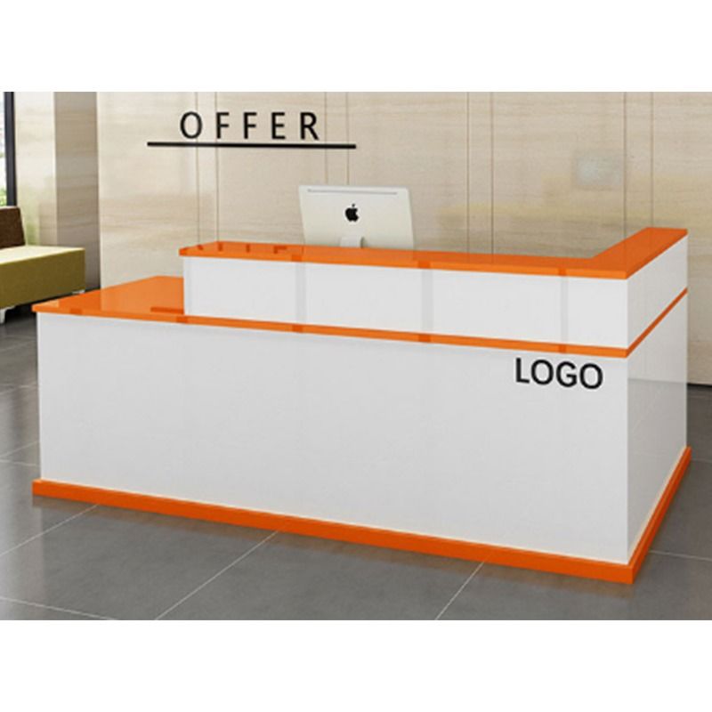 Cashier counter Reception desk (Customizable), Furniture & Home Living ...