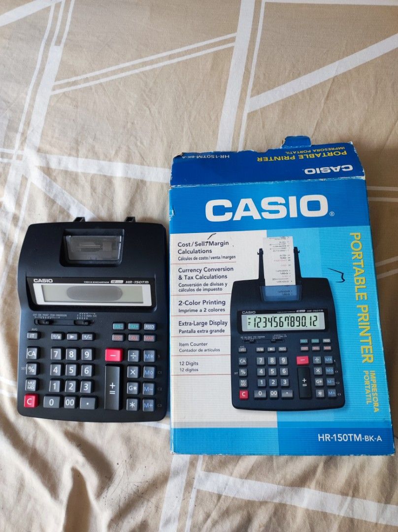 Casio Portable printer, Computers & Tech, Printers, Scanners & Copiers ...