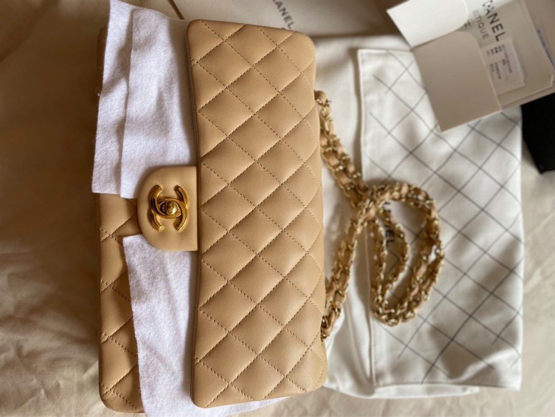 CHANEL CLASSIC GOLD HARDWARE, Luxury, Bags & Wallets on Carousell