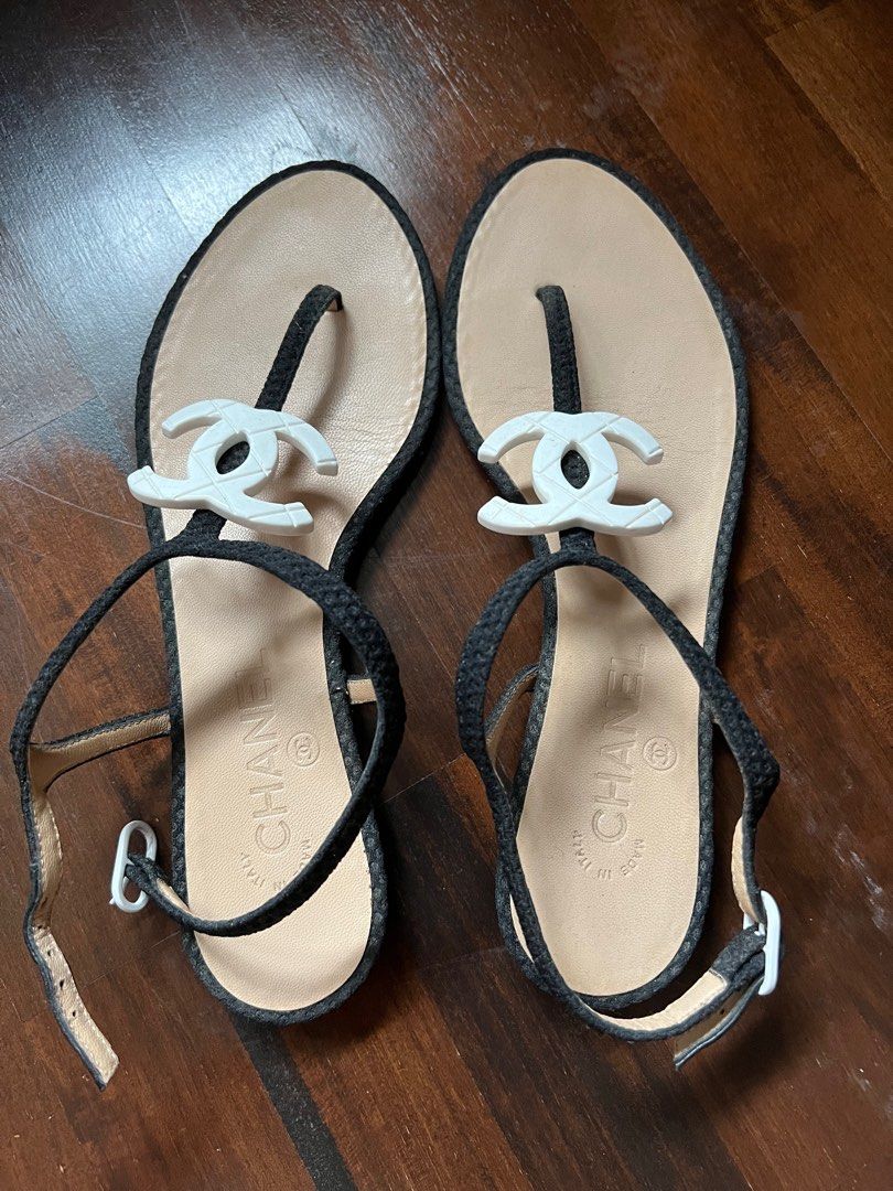 Chanel Sandals, Women's Fashion, Footwear, Sandals on Carousell