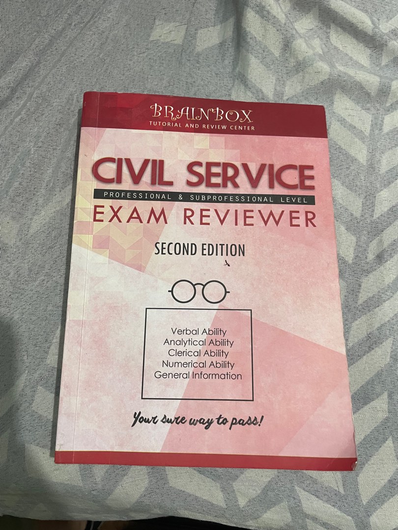 Civil service exam reviewer, Hobbies & Toys, Books & Magazines ...