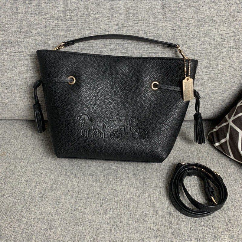 Coach Drawstring Bucket Sling Bag, Women's Fashion, Bags & Wallets ...