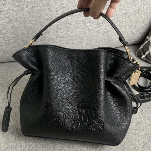 Coach Drawstring Bucket Sling Bag, Women's Fashion, Bags & Wallets ...