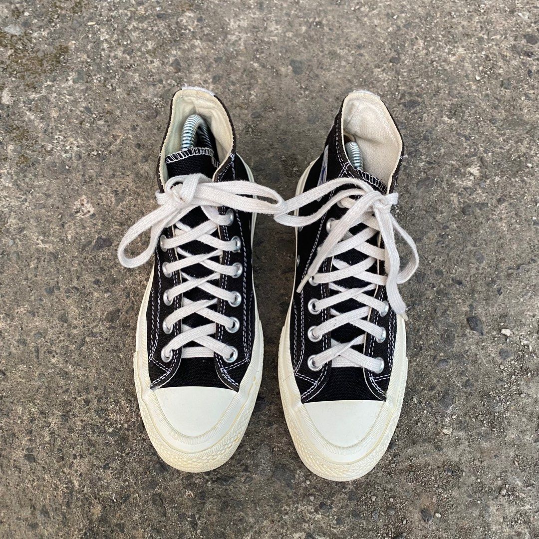 Converse CDG High Cut, Women's Fashion, Footwear, Sneakers on Carousell