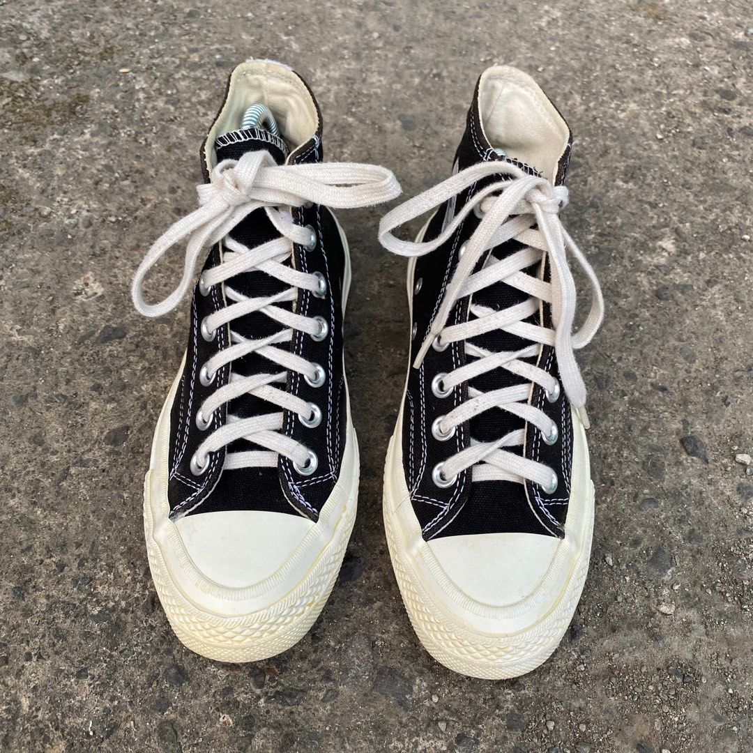 Converse CDG High Cut, Women's Fashion, Footwear, Sneakers on Carousell