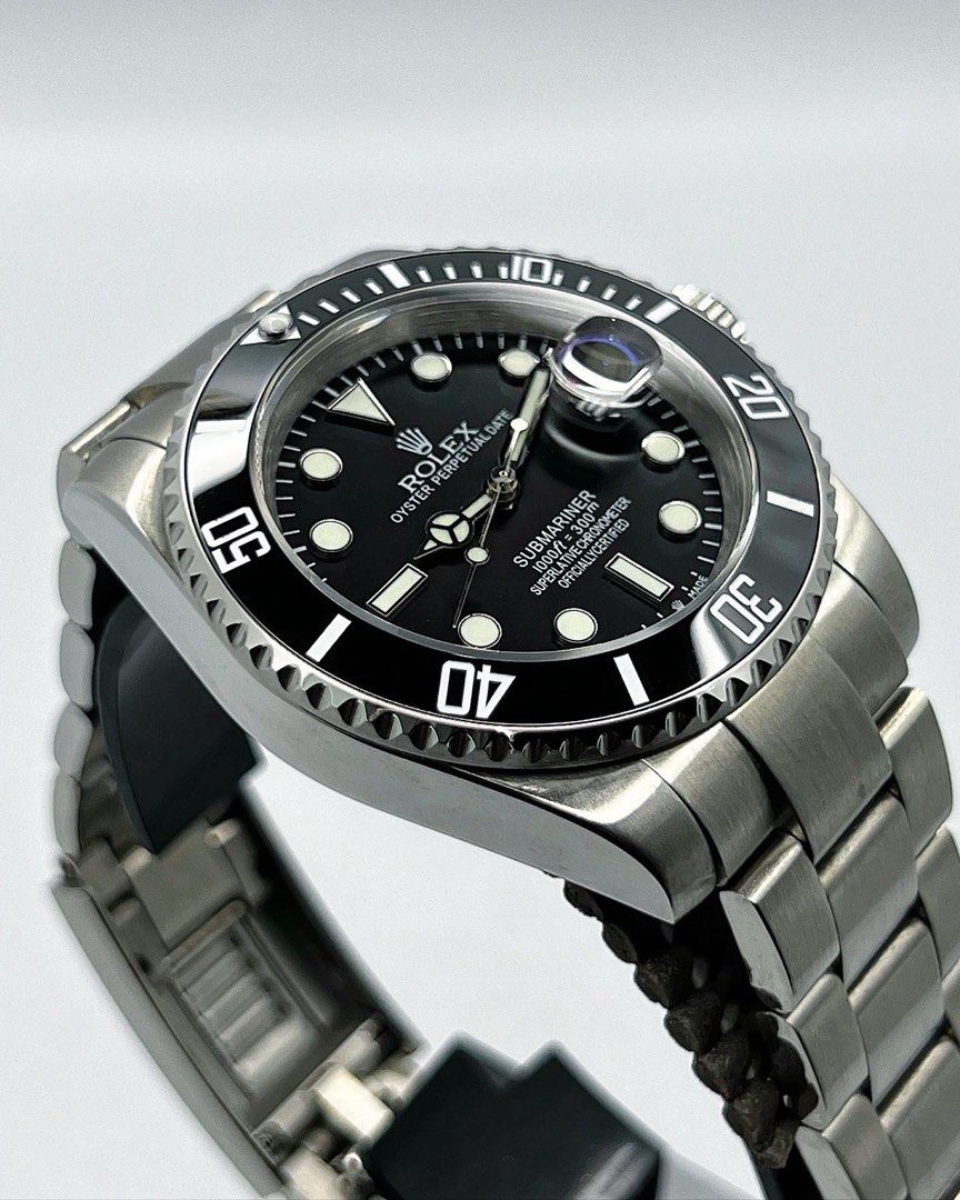 Custom Seiko Mod RLX Submariner NH35a 40mm, Men's Fashion, Watches ...