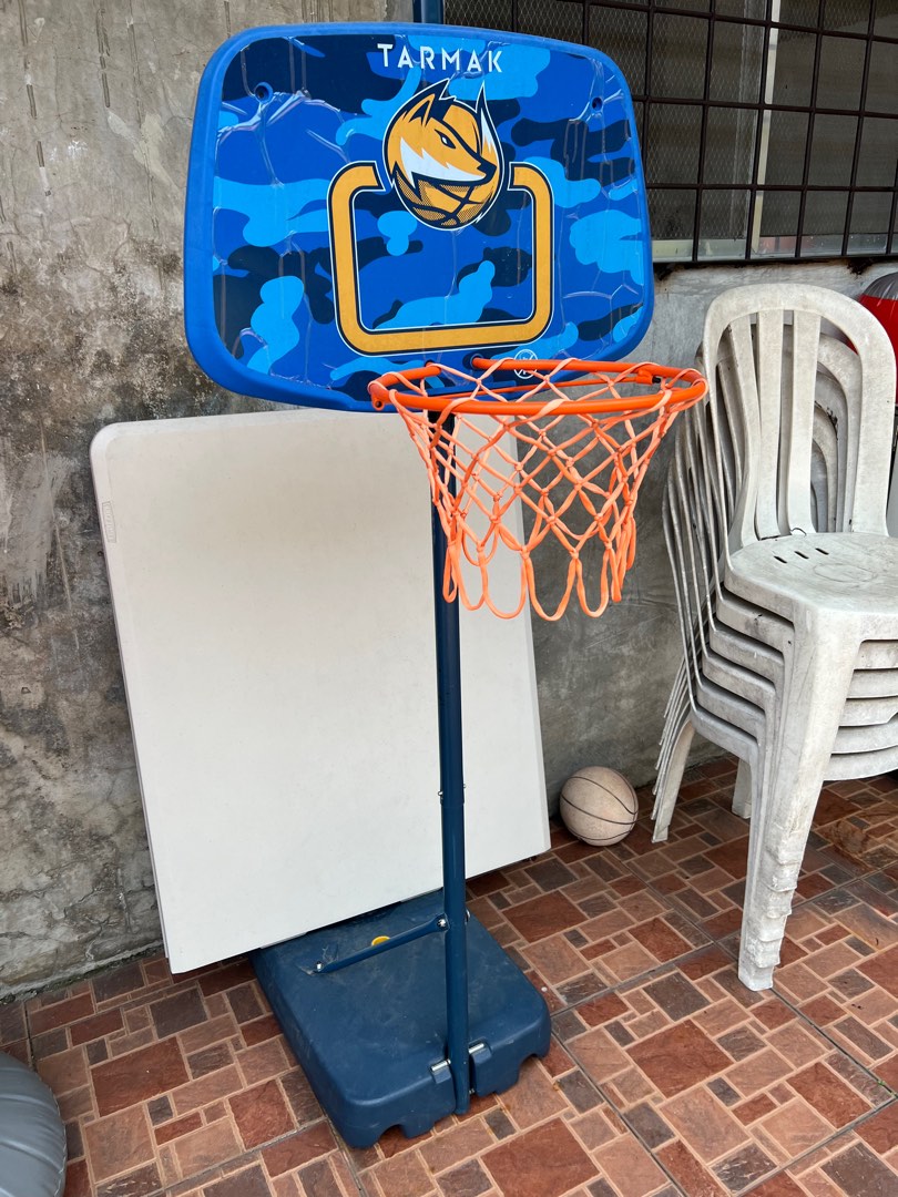Decathlon Tarmak Kids' Basketball Hoop On Stand Adjustable 1.30m To 1 ...