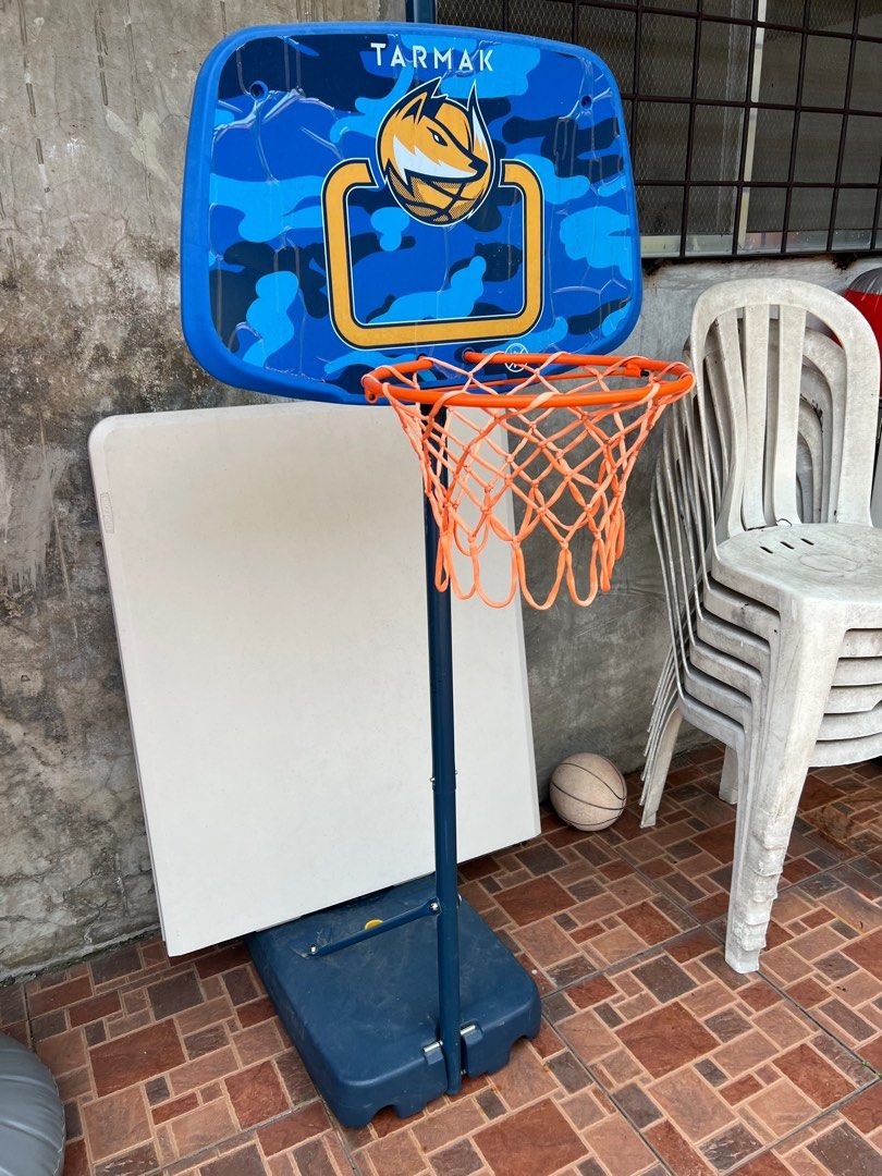 Decathlon Tarmak Kids' Basketball Hoop On Stand Adjustable 1.30m To 1 ...