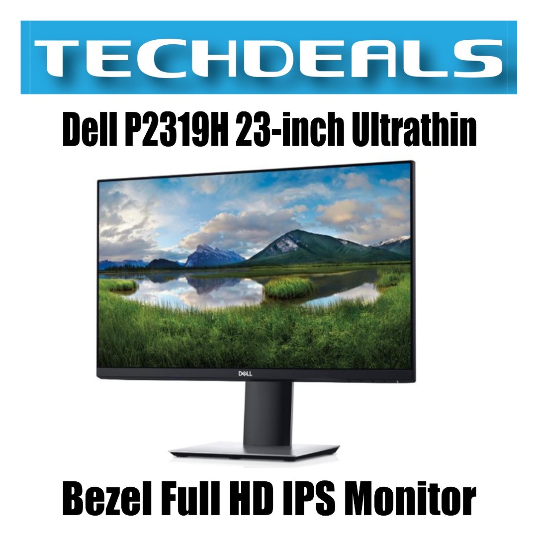 Dell P2319H 23-inch Ultrathin Bezel Full HD IPS Monitor, Computers ...