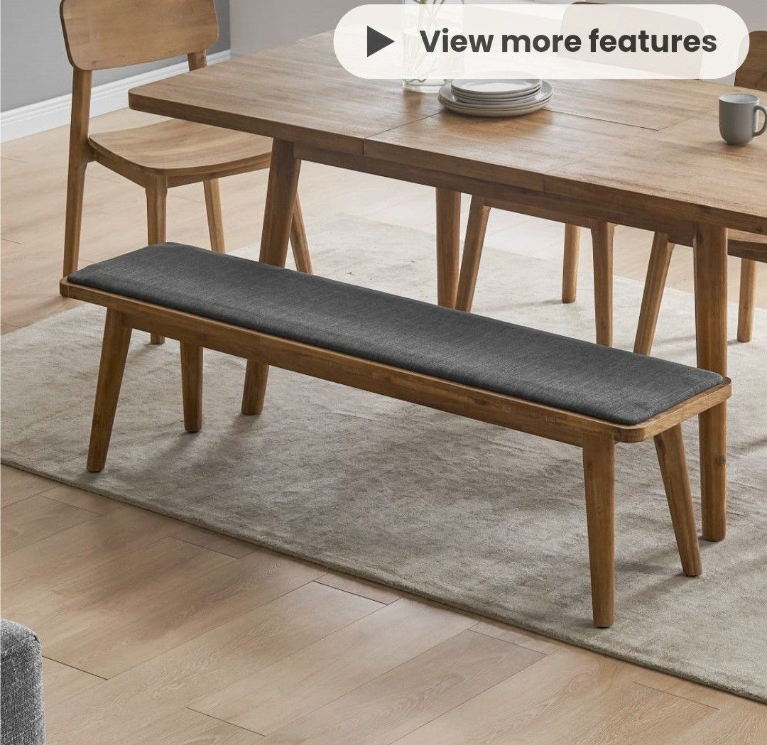 Castlery Dining bench, Furniture & Home Living, Furniture, Tables ...