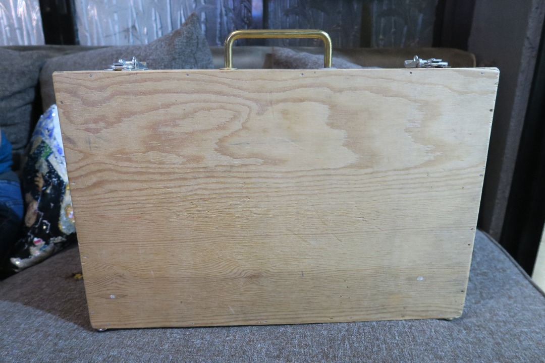 DIY Wooden Attache Case good for tools on Carousell