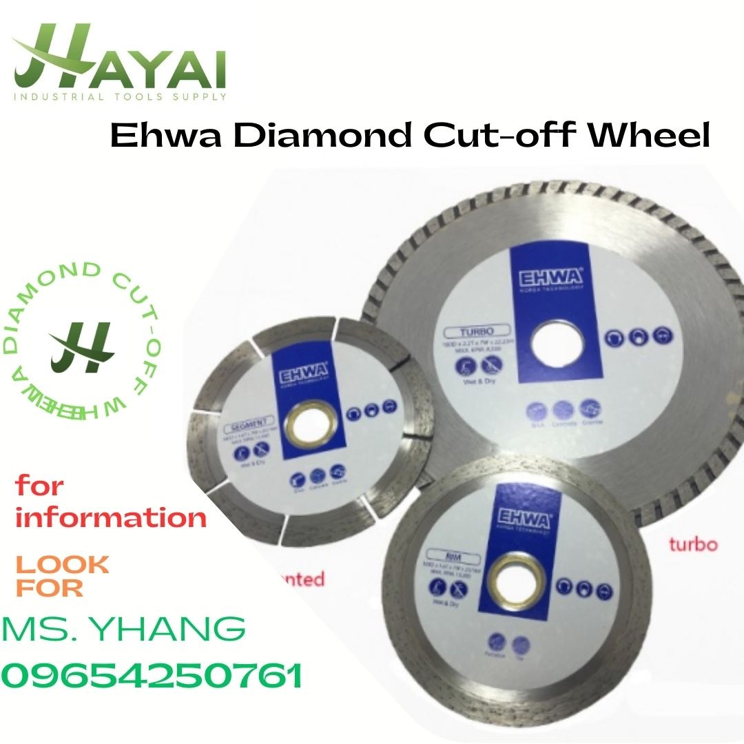 Ehwa Diamond Cut off Wheel, Commercial & Industrial, Construction ...