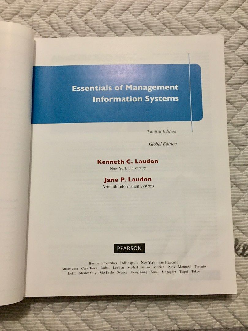 Essentials of Management Information Systems (MIS), Hobbies & Toys ...