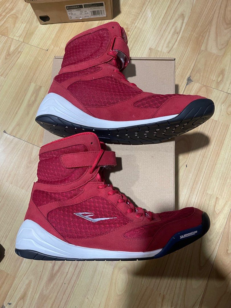 Everlast Elite High Top Boxing Shoes on Carousell