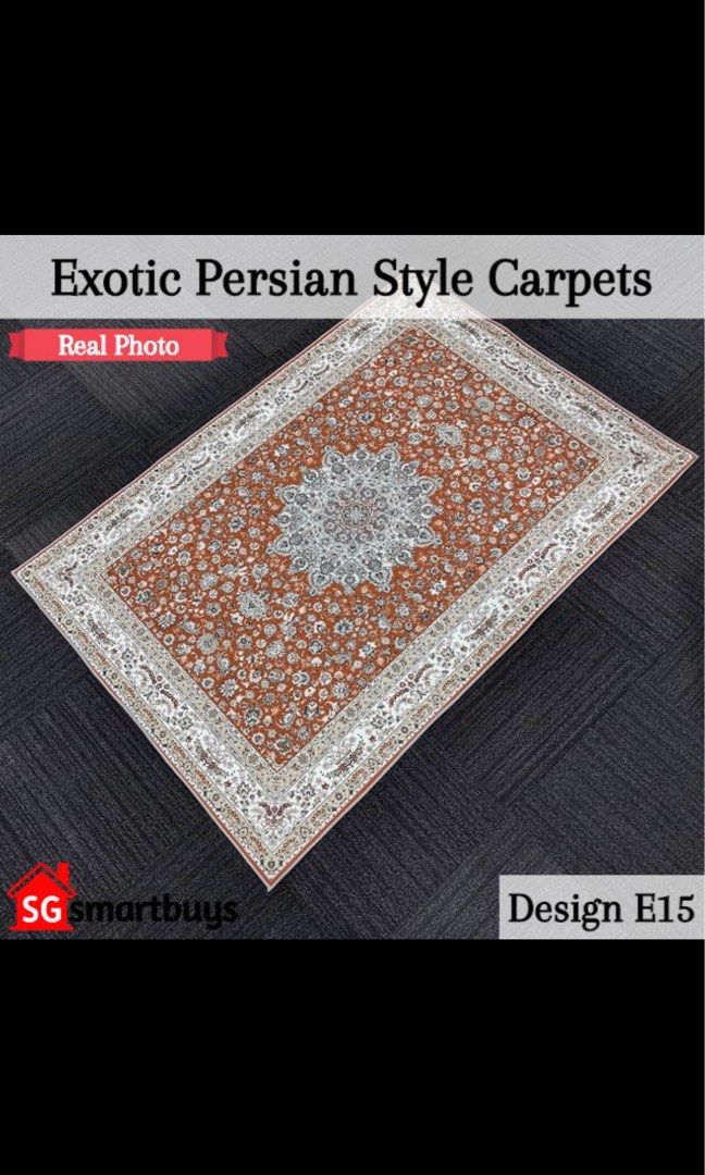 Exotic Persian Style Carpet, Furniture & Home Living, Home Decor ...