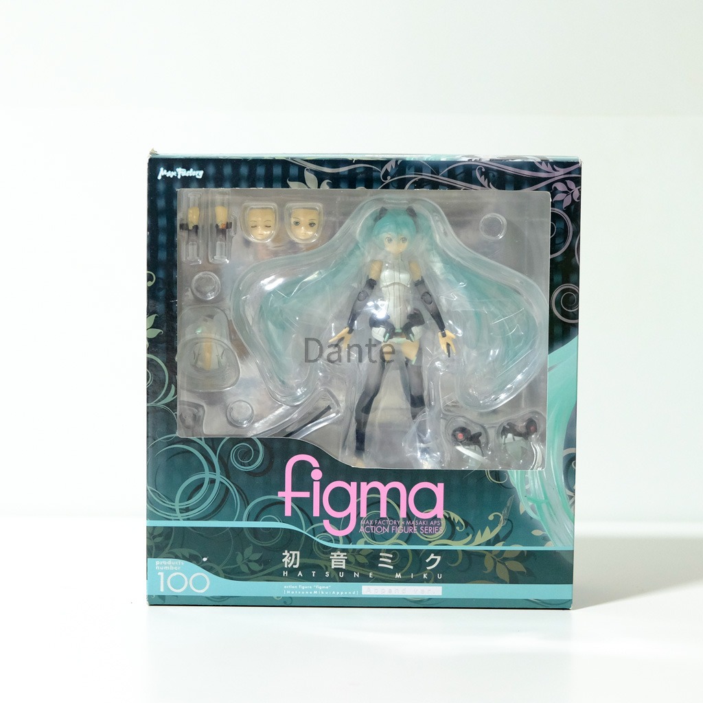 Figma 100: Hatsune Miku Append (Vocaloid), Hobbies & Toys, Toys & Games ...