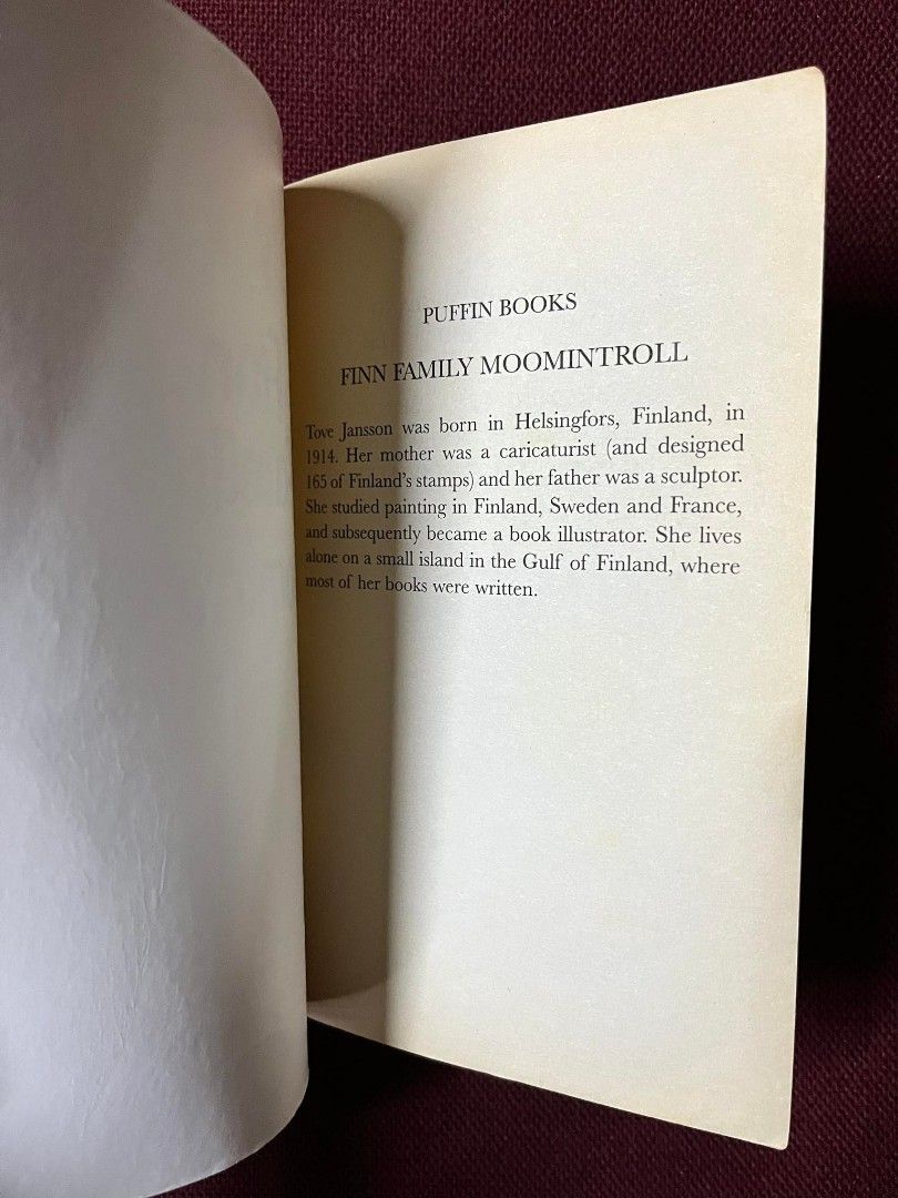 MOOMIN book Finn Family Moomintroll by Tove Jansson, Hobbies & Toys ...