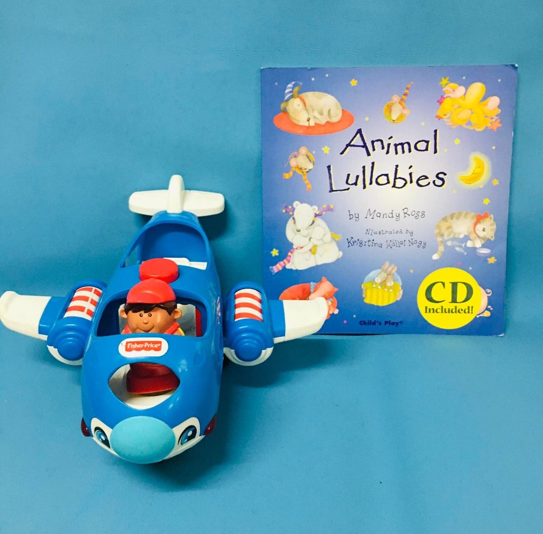 Fisher Price Jumbo Musical Adventure Airplane Bundle with Book on Carousell