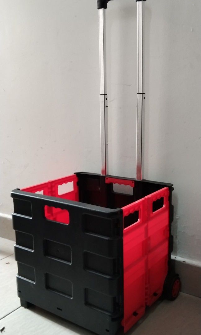 Foldable trolley 50 Liter capacity, Auto Accessories on Carousell