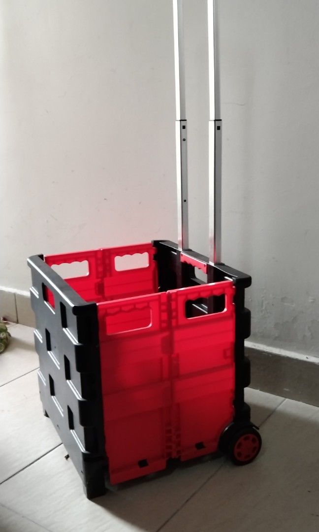 Foldable trolley 50 Liter capacity, Auto Accessories on Carousell