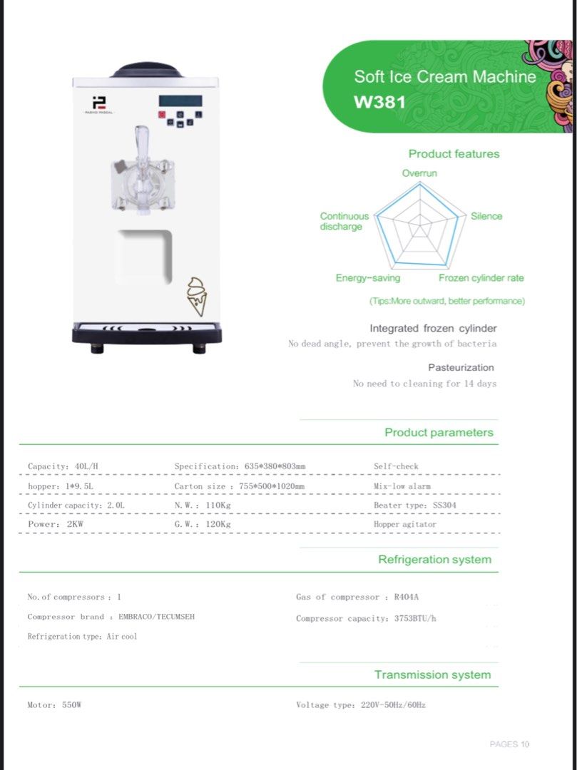 FROYO MACHINE, TV & Home Appliances, Kitchen Appliances, Ice-cream ...