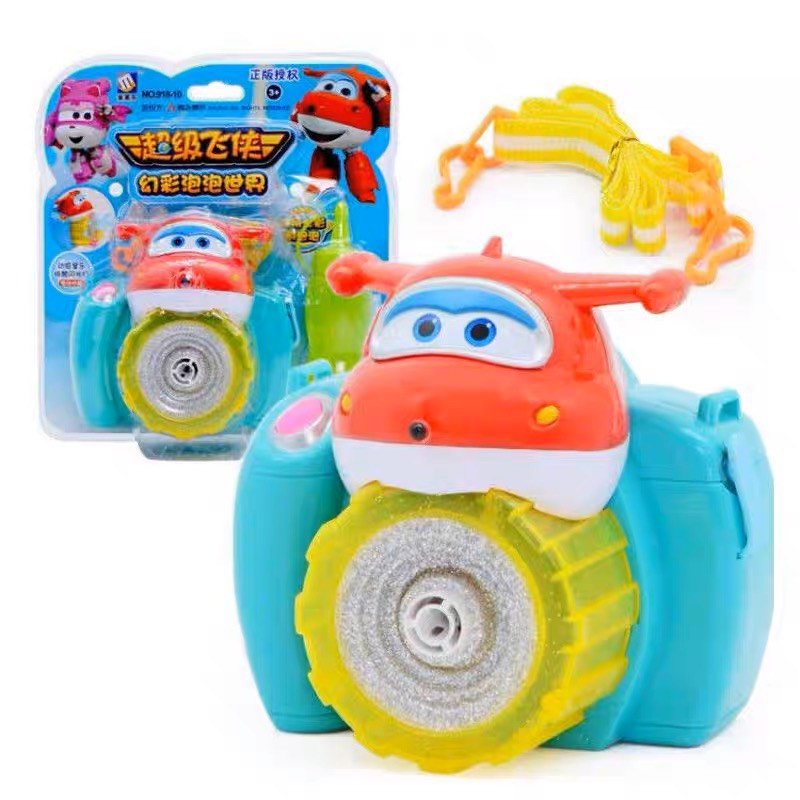 Fun Bubble Blowing Auto Machine Robocar Poli Cartoon Character Bubbles ...