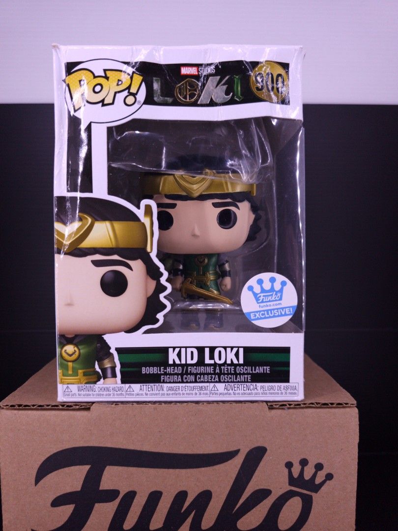 Funko pop! Loki - Marvel Series : #900 Kid Loki (Metallic)(Funko ...