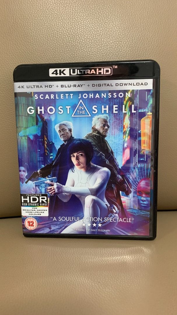 GHOST IN THE SHELL 4K ULTRA HD + BLU-RAY (UK), Hobbies & Toys, Music & Media, CDs & DVDs on ...