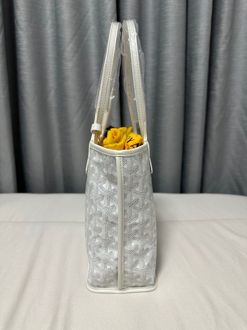 Goyard Mini Anjou White, Luxury, Bags & Wallets on Carousell