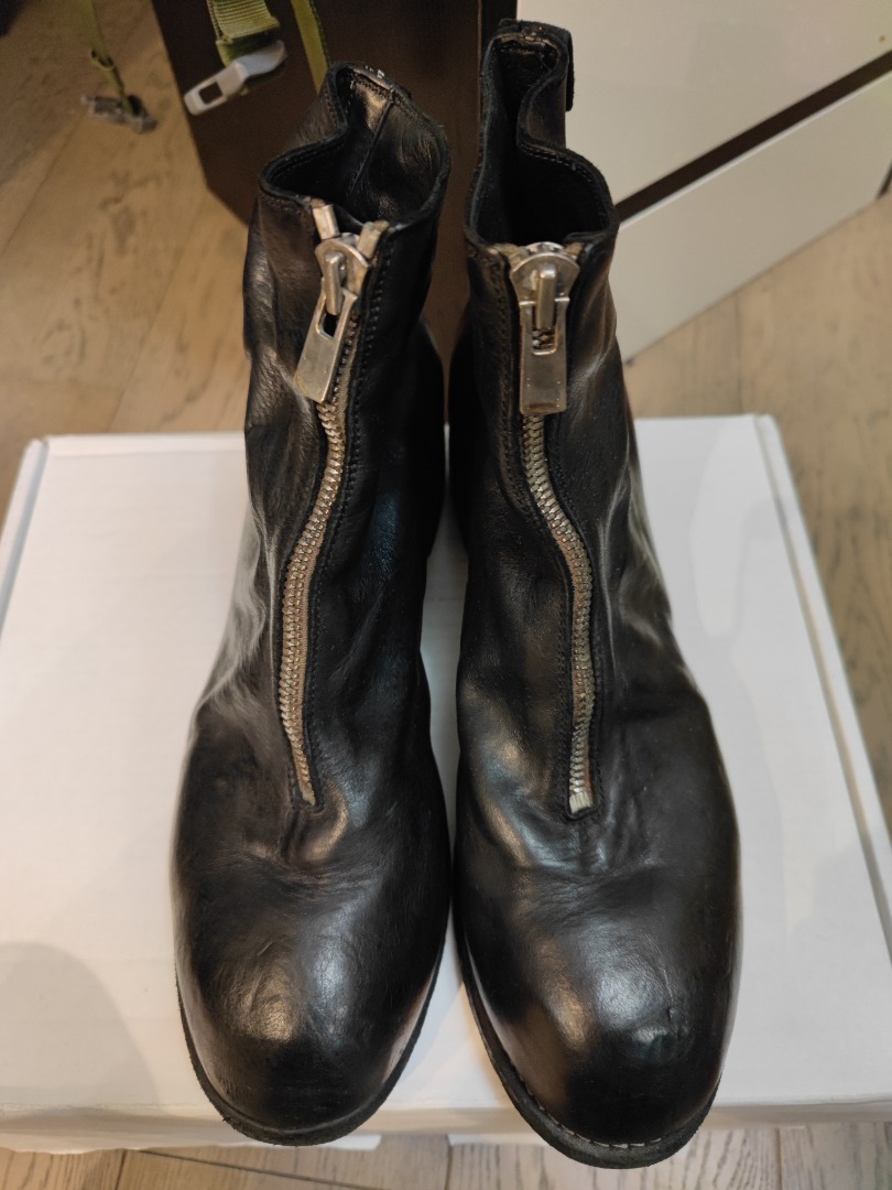 Guidi PL1 男款 黑色真皮短靴 42.5碼 著過一兩次, 男裝, 鞋, 靴 - Carousell