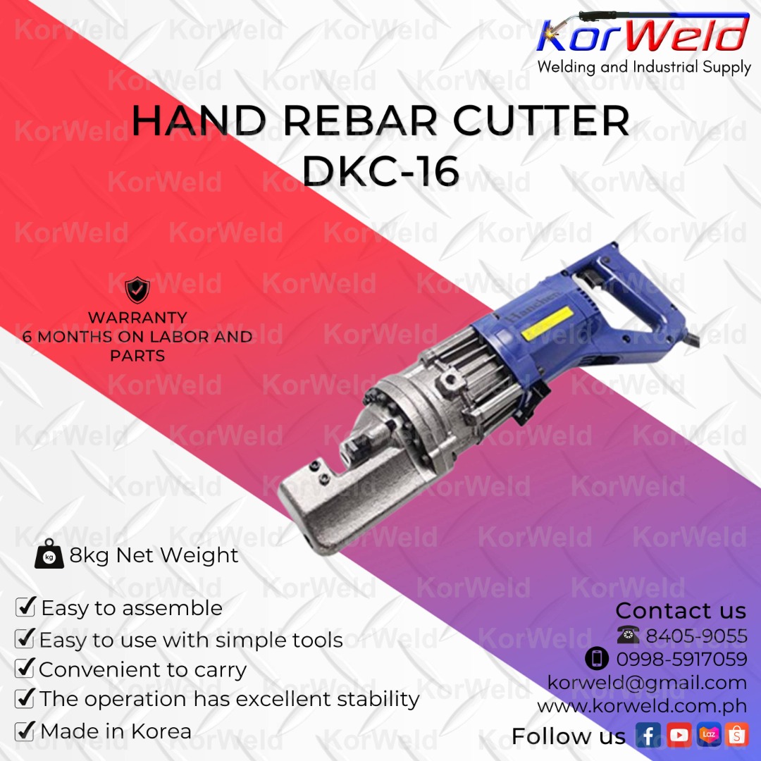 Hand Rebar Cutter DKC-16, Commercial & Industrial, Construction Tools ...