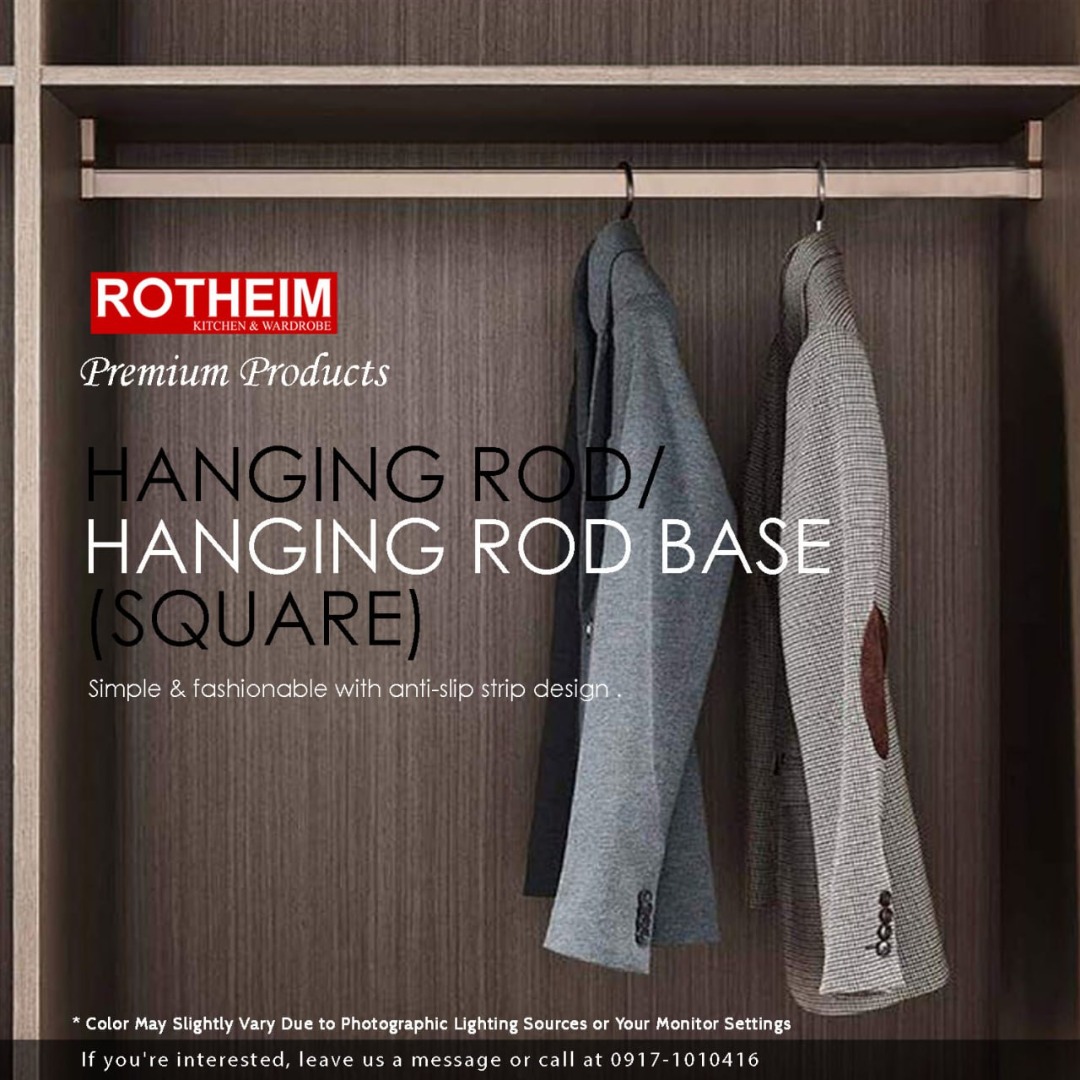 HANGING ROD/HANGING ROD BASE (SQUARE) on Carousell