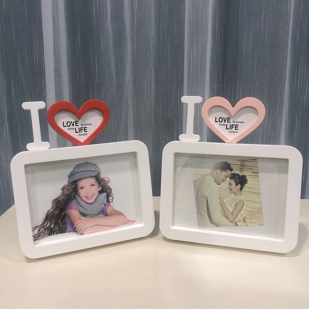 Heart frame Random Color Pink Red Aesthetic Frame on Carousell