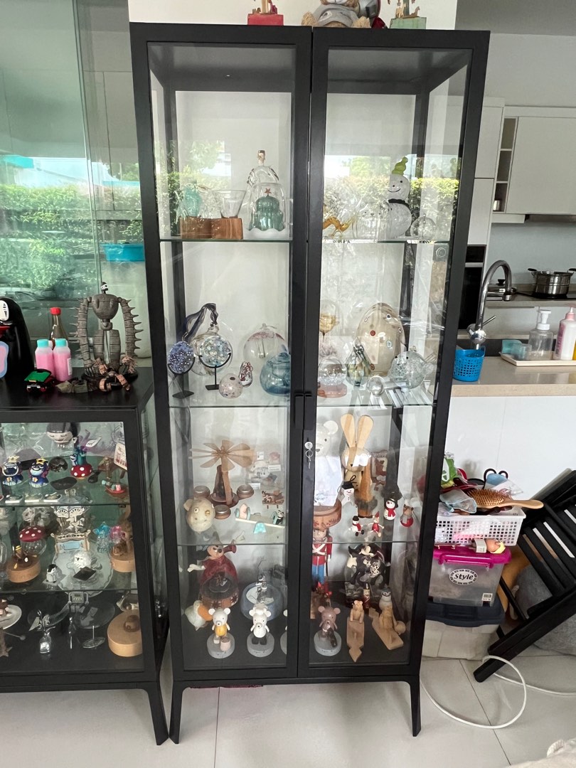 IKEA Milsbo glass-door cabinet 73x175cm, Furniture & Home Living ...