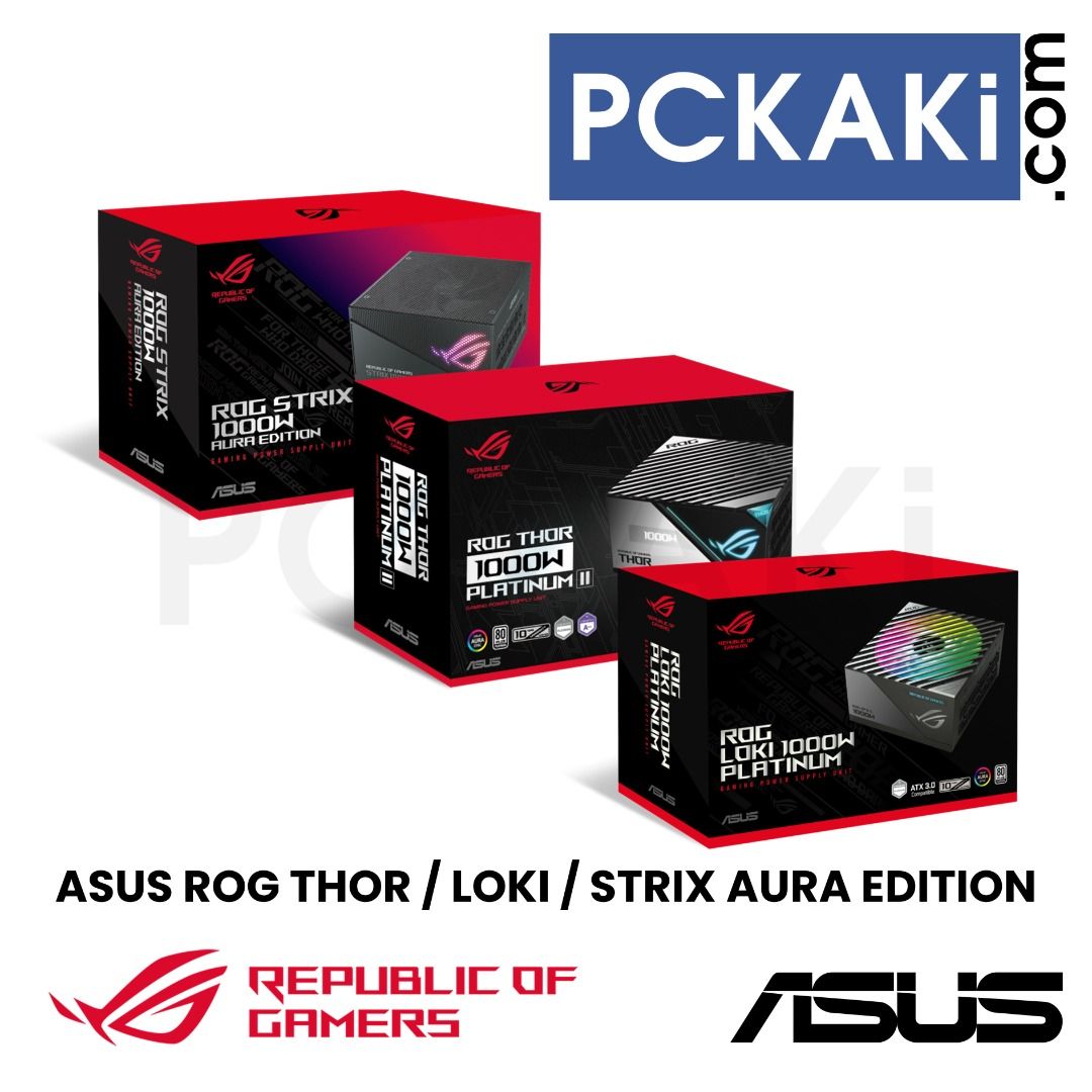 [IN STOCK] ASUS ROG THOR / LOKI / STRIX AURA EDITION - GOLD / PLATINUM ...
