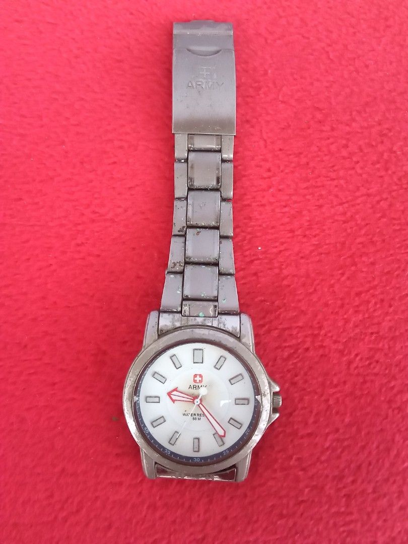 Jam tangan Army, Fesyen Pria, Jam Tangan di Carousell