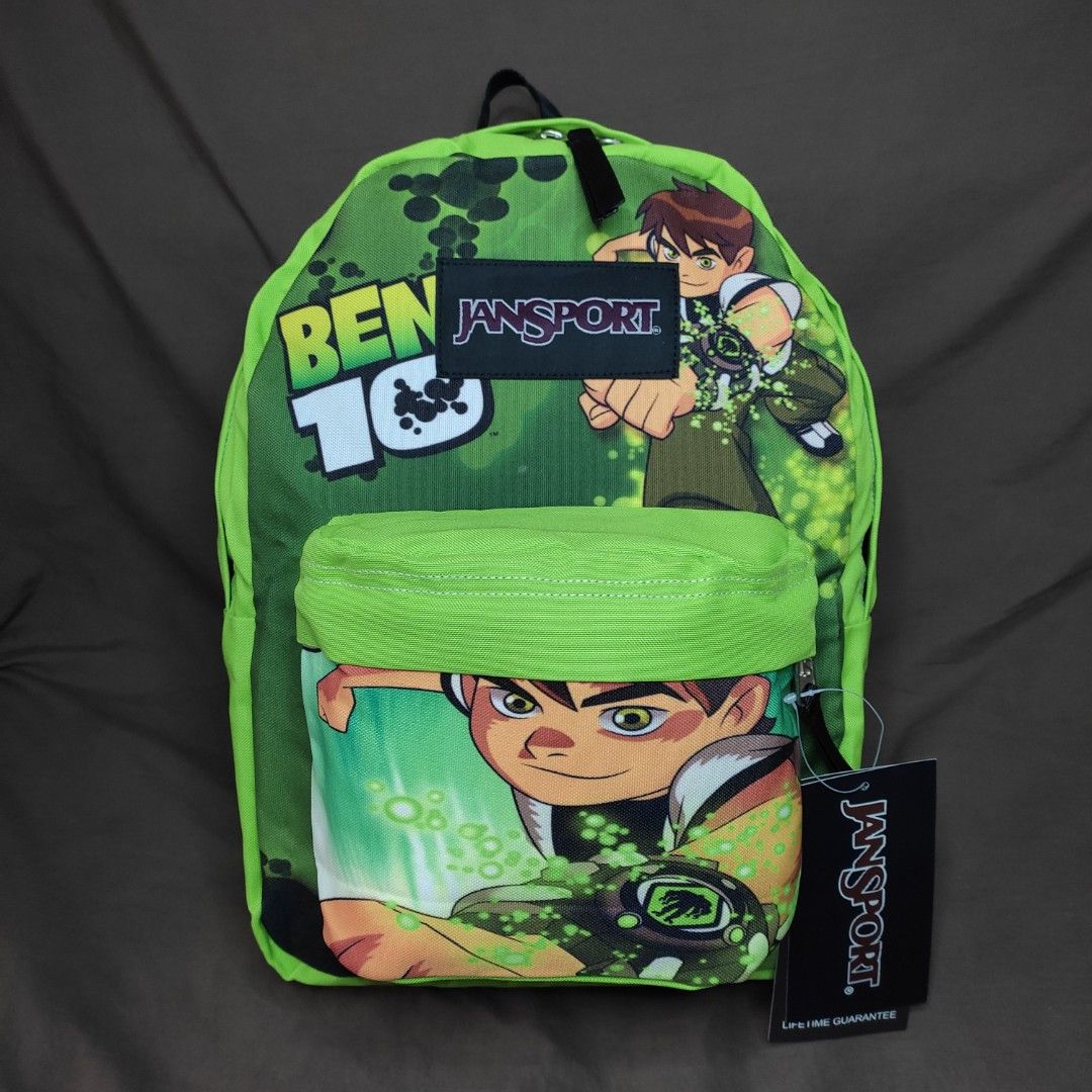 Jansport Superbreak Backpack (Ben 10) For Kids, Men's Fashion, Bags ...