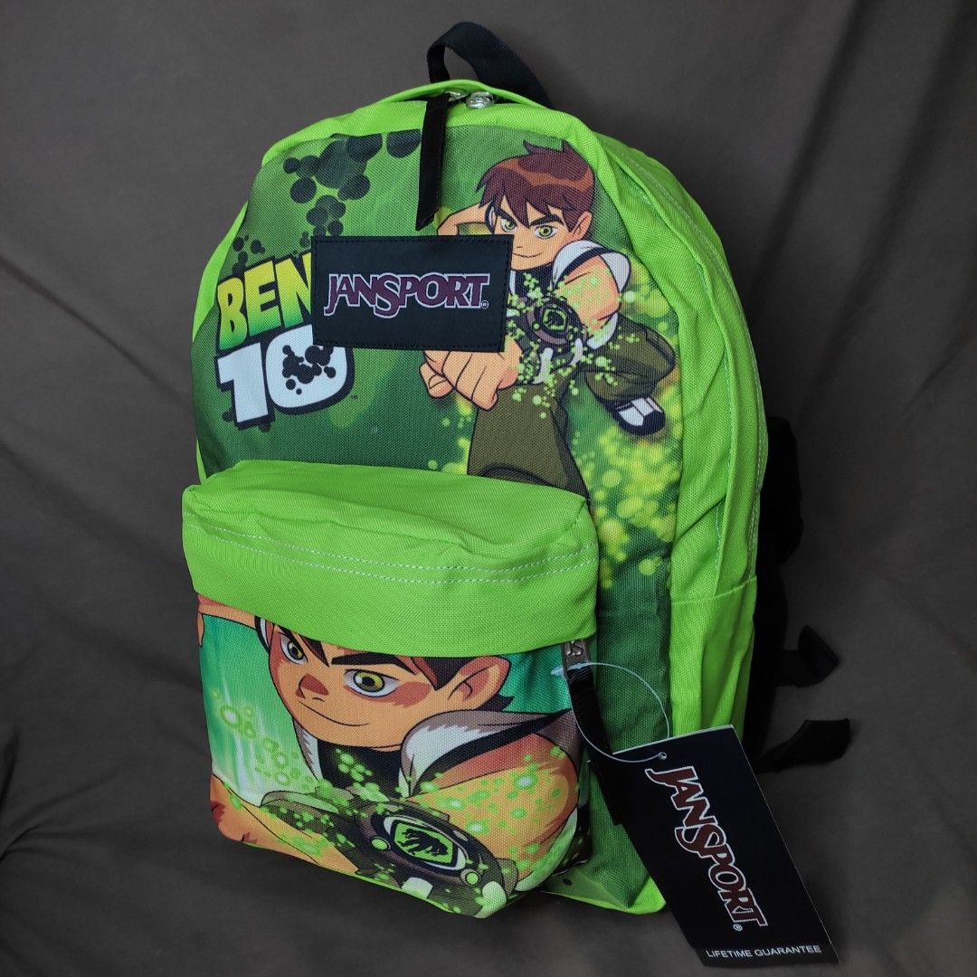Jansport Superbreak Backpack (Ben 10) For Kids, Men's Fashion, Bags ...