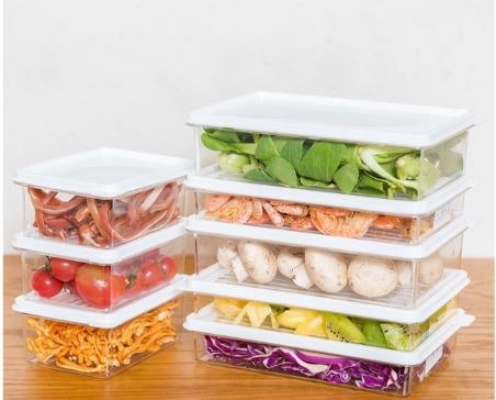 Japanese style stackable food container fridge storage, Tidy and neat ...