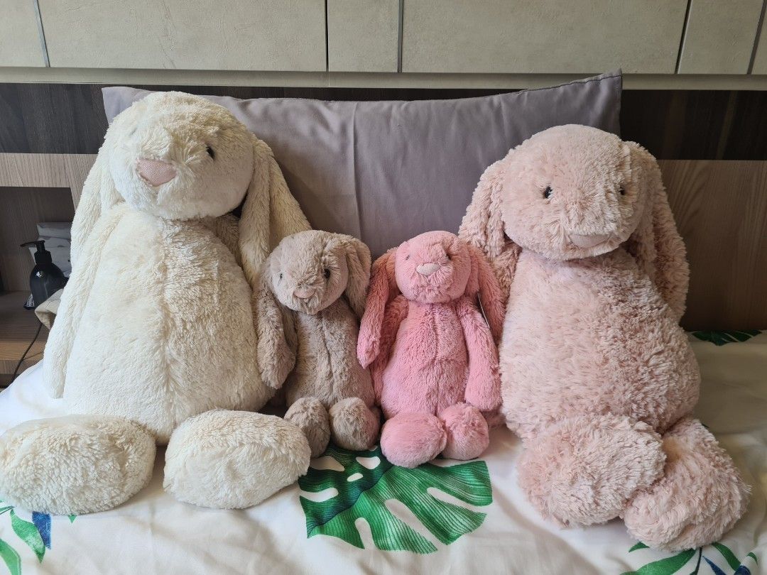 Jellycat Huge 51cm cream bashful Bunny, Babies & Kids, Infant Playtime on Carousell