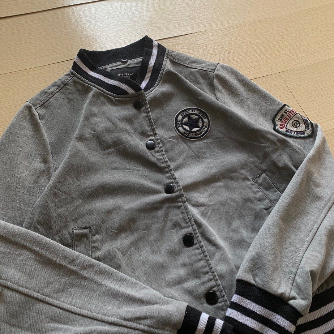 JOFF FEMME VARSITY JACKET, Men's Fashion, Coats, Jackets and Outerwear ...