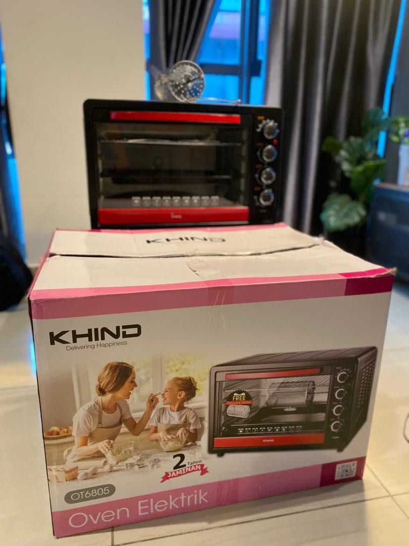 KHIND Electric Oven 68L, Furniture & Home Living, Kitchenware ...
